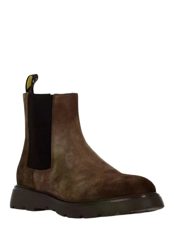DOUCAL'S Suede Chelsea Boots - Brown