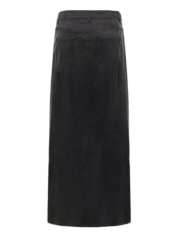 Pinko Button-up Midi Skirt - Black