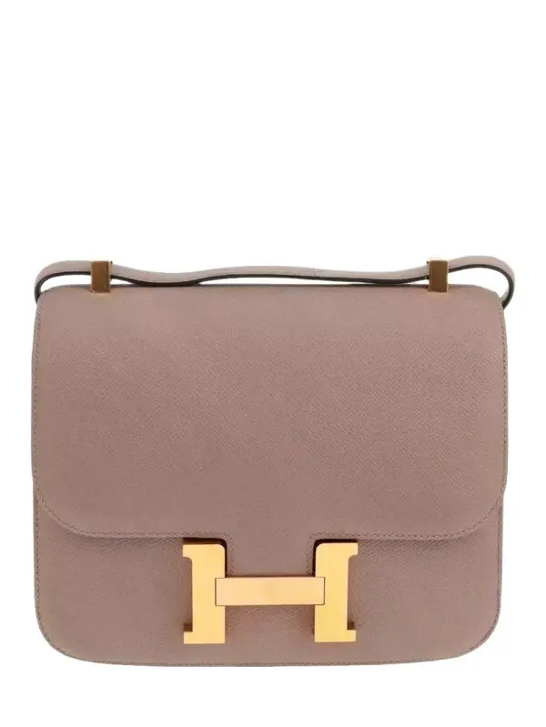 Hermès Constance Epsom-leather Shoulder Bag - Grey