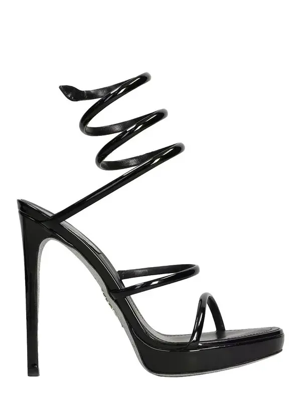 Rene Caovilla Cleo Platform Sandals - Black