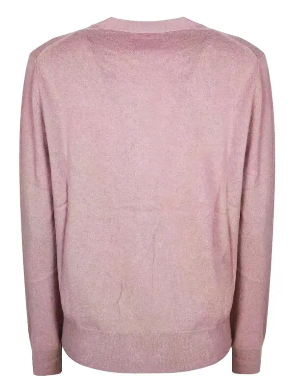 Isabel Marant Étoile Logo-embroidered V-neck Cardigan - Pink