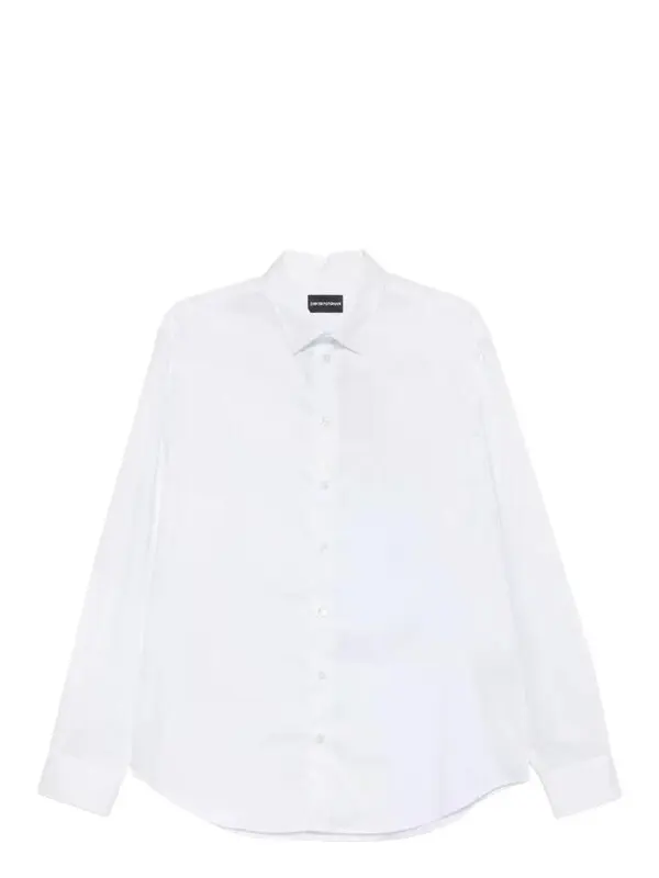 Emporio Armani Long-sleeve Button-down Shirt - White
