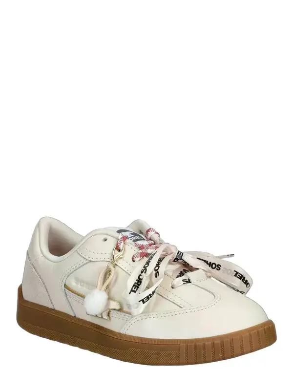 Sorel Ona Drift Lx Logo-lace Panelled Sneakers - Neutrals