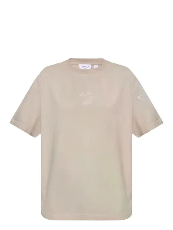 Off-White Logo-print T-shirt - Neutrals