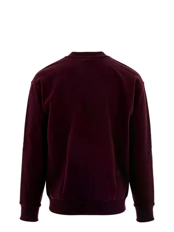 Lacoste Cotton Fleece Sweatshirt - Red