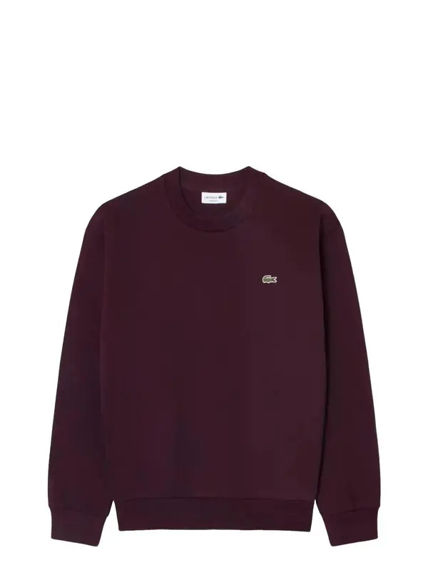 Lacoste Cotton Fleece Sweatshirt - Red