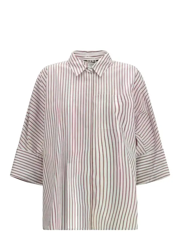 Max Mara Avenue Striped Shirt - White
