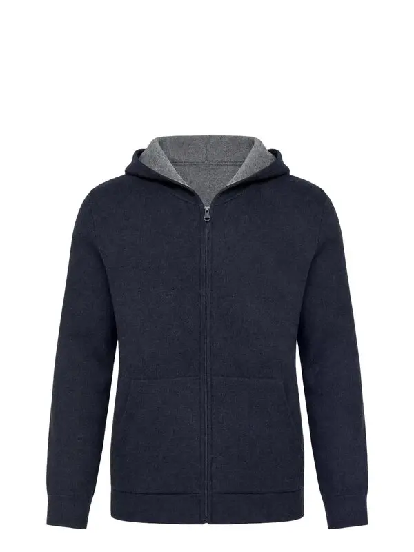 ECOALF Otu Zip-up Hoodie - Blue