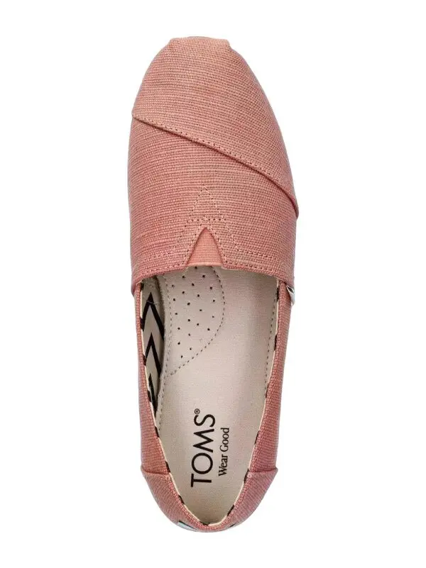 Toms Canvas Slip-on Ballet Flats - Pink