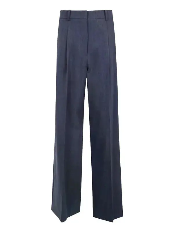 Mantū Pleated Straight-leg Trousers - Grey