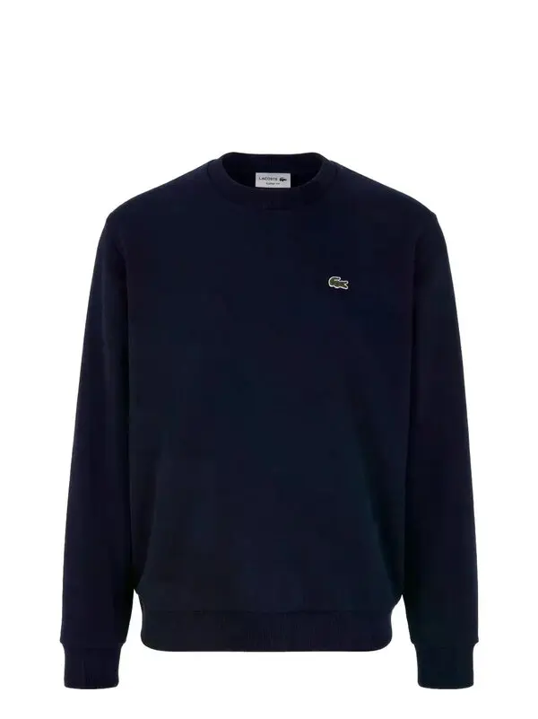 Lacoste Cotton Fleece Sweatshirt - Blue