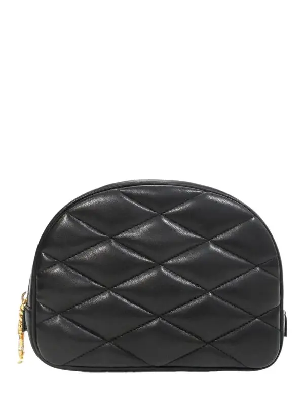 Saint Laurent Quilted Leather Pouch Bag - Black