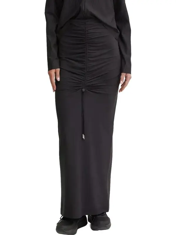 SPORTALM Maxi Ruched Skirt - Black