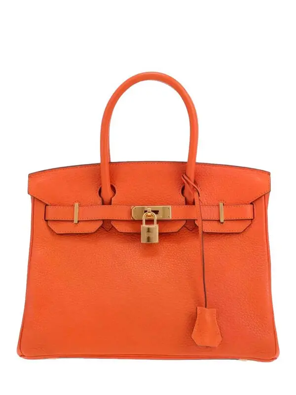Hermès 2014 30 Birkin Tote Bag - Orange
