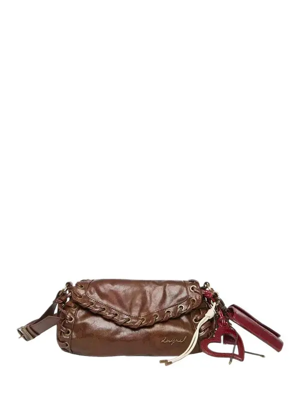 Desigual Lace-up Shoulder Bag - Brown