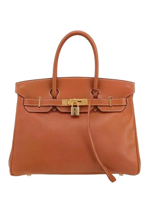 Hermès 1996 30 Birkin Tote Bag - Brown