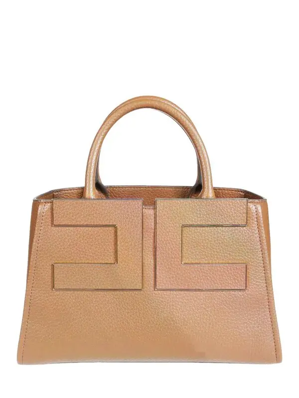 Elisabetta Franchi Logo-plaque Tote Bag - Neutrals