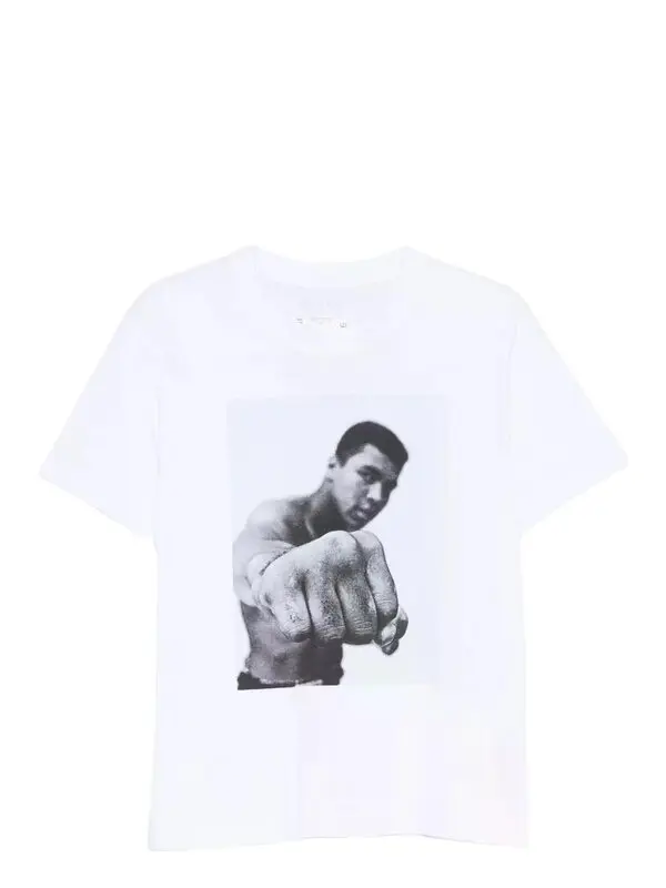 Sacai Graphic-print Short-sleeves T-shirt - White