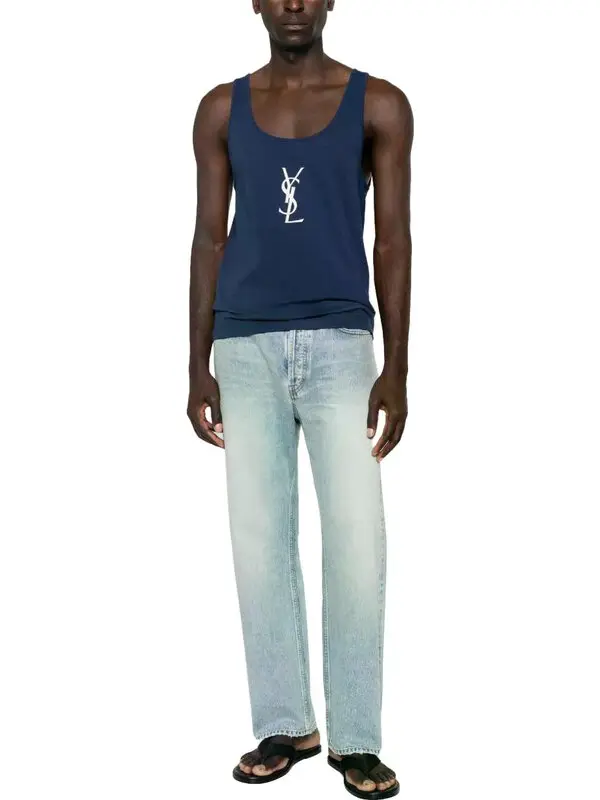 Saint Laurent Loose-straight Mid-rise Jeans - Blue