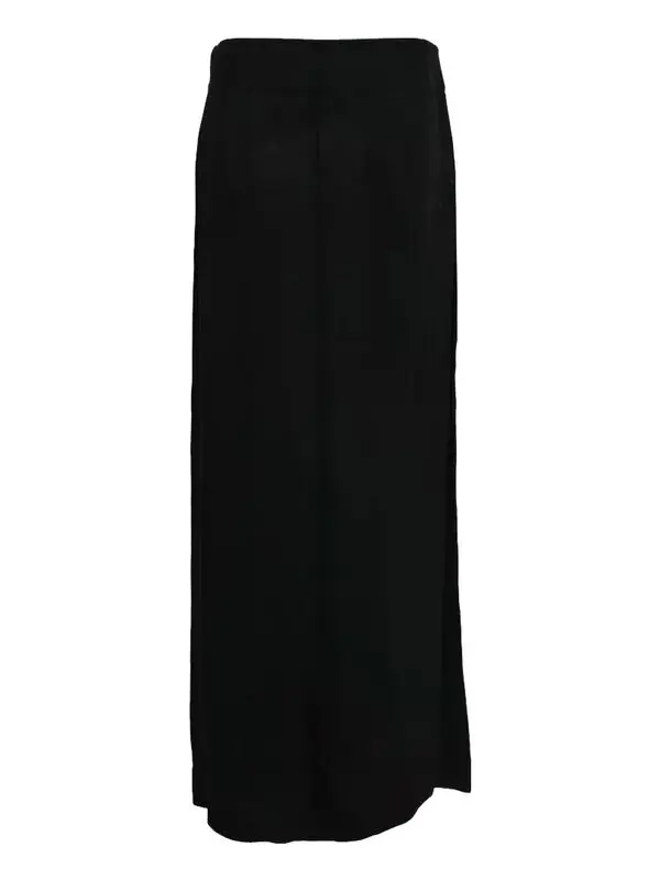 TOTEME High Slit Maxi Skirt - Black