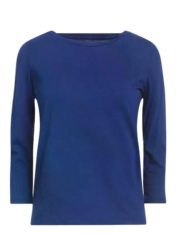 Majestic Filatures Boat-neck Long-sleeve T-shirt - Blue