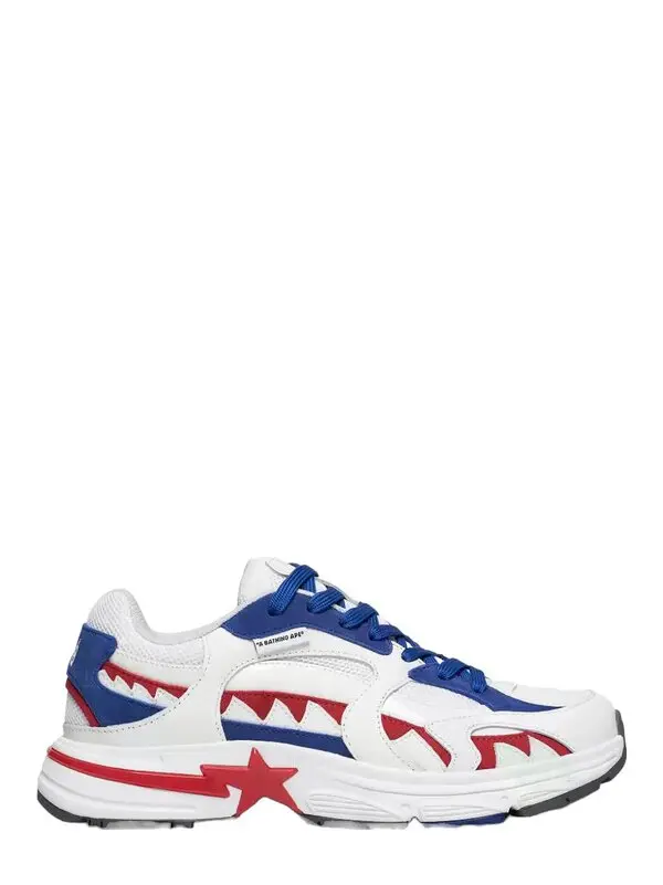 A BATHING APE Shark Sta M1 Sneakers - White