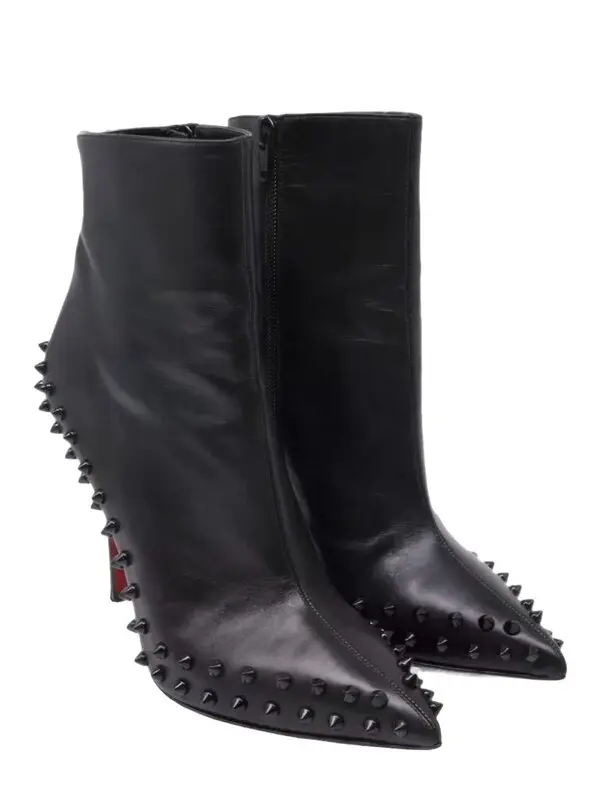 CHRISTIAN LOUBOUTIN Willetta Spiked Ankle Boots - Black