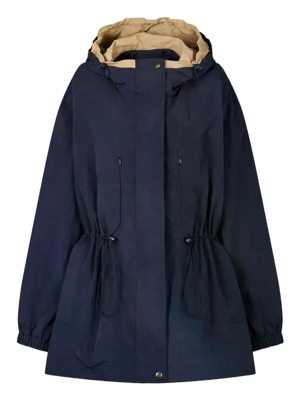 STUDIO TOMBOY Drawstring Hooded Jacket - Blue