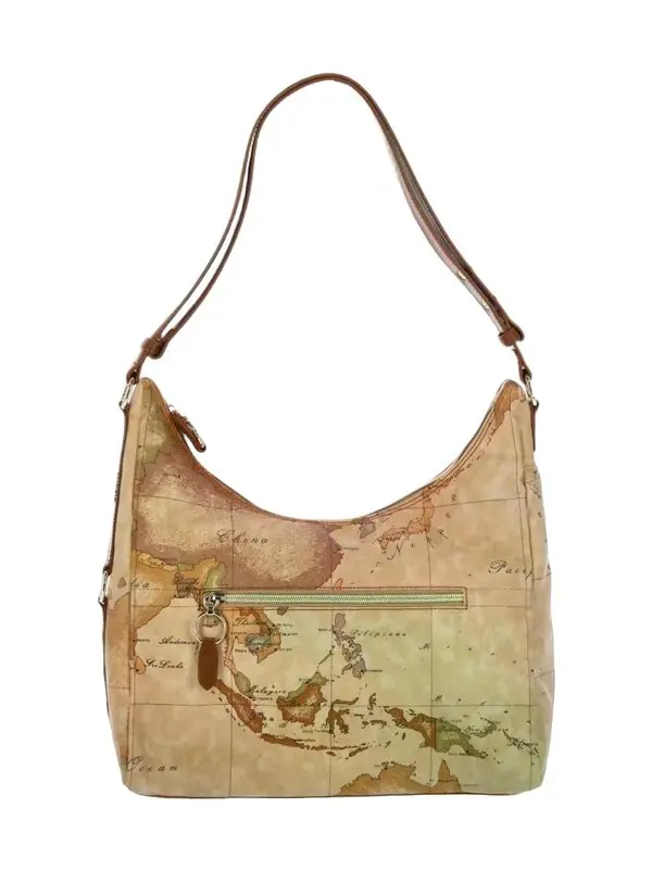 ALVIERO MARTINI 1° CLASSE Geo Classic Shoulder Bag - Neutrals