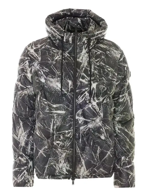Moose Knuckles Quilted Hooded Jacket - Black