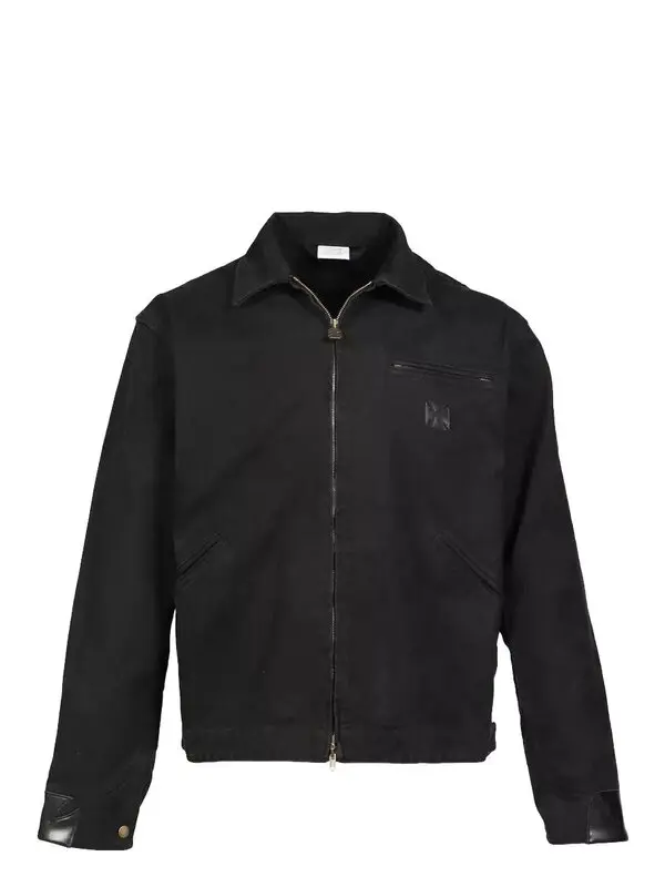 Vetements Logo-patch Zip-up Jacket - Black