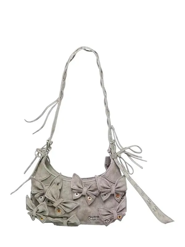 Desigual Mini Nickel Haiti Shoulder Bag - Grey
