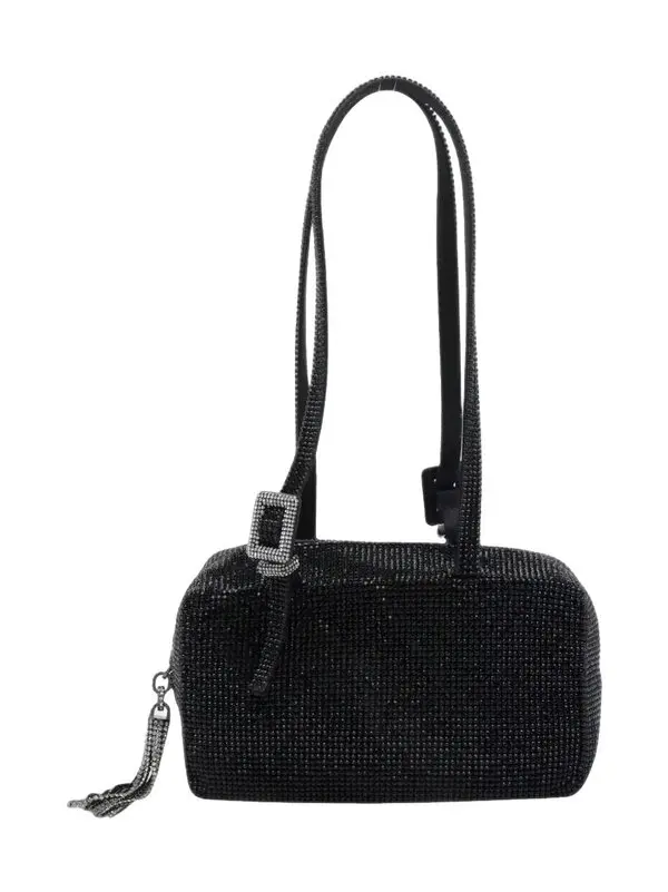 Benedetta Bruzziches Sandra Crystal-embellished Buckle-detail Mini Bag - Black
