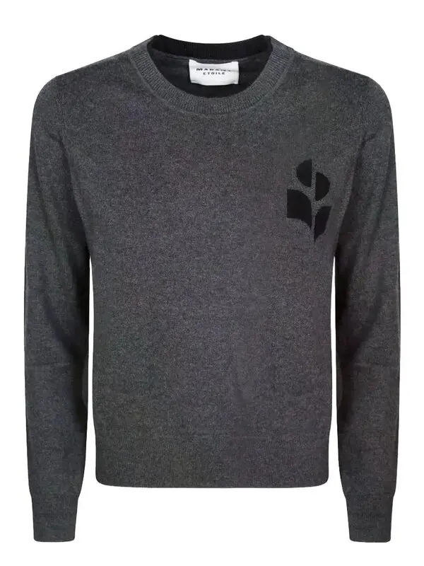 Isabel Marant Étoile Logo-intarsia Sweater - Grey