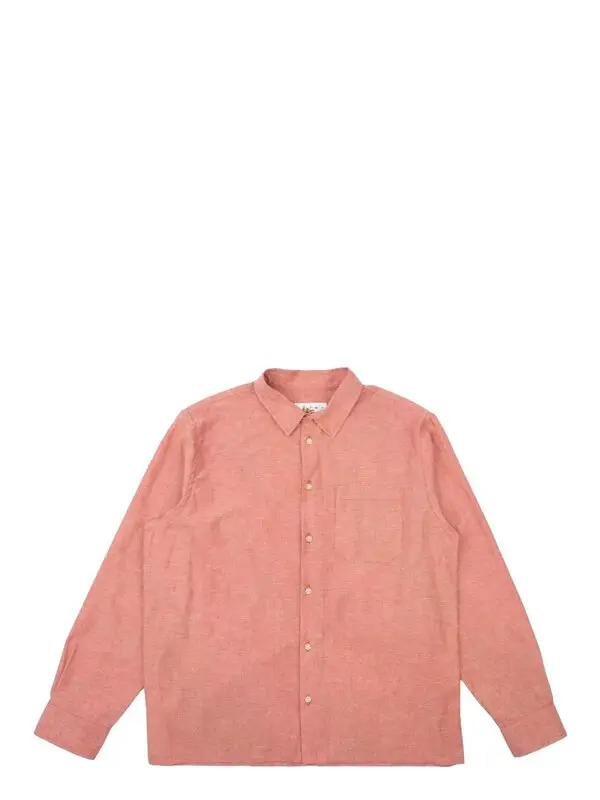Naked & Famous Denim True Chest-pocket Button-up Shirt - Red