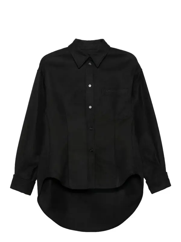 Balenciaga Classic Twill Shirt - Black