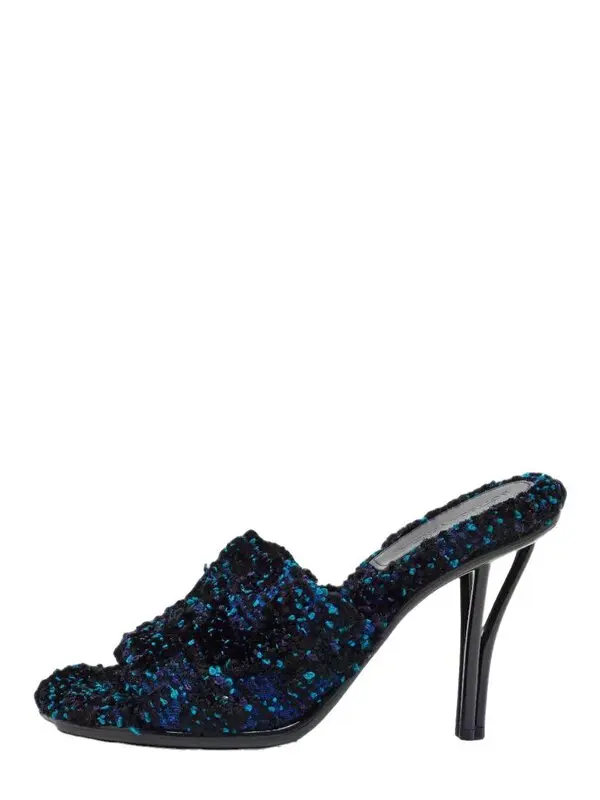 Bottega Veneta Pose Tweed Sandals - Black