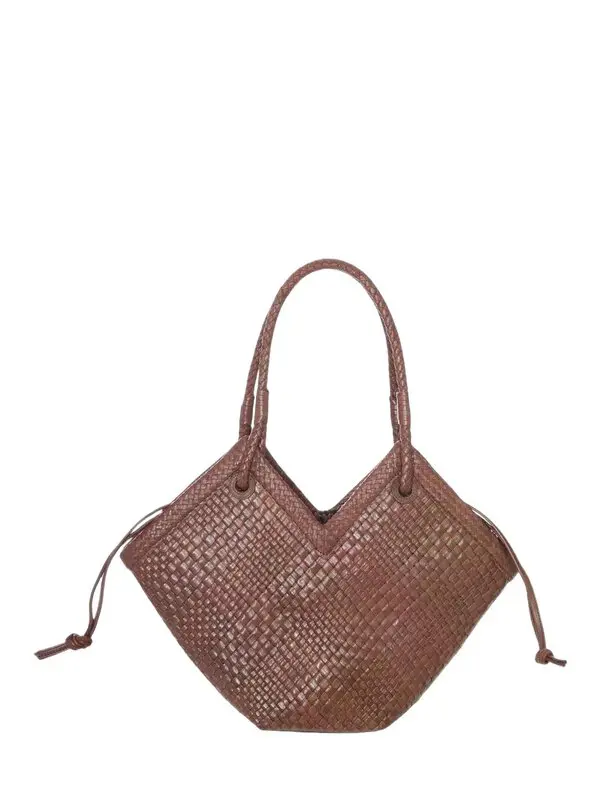 IBELIV Trinity Woven-leather Tote Bag - Brown