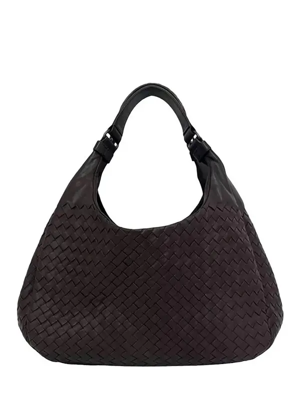 Bottega Veneta Intrecciato Campana Hobo Bag - Brown