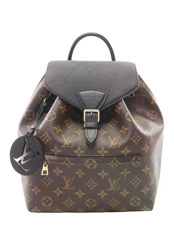 LOUIS VUITTON Monogram Montsouris Pm Backpack - Brown