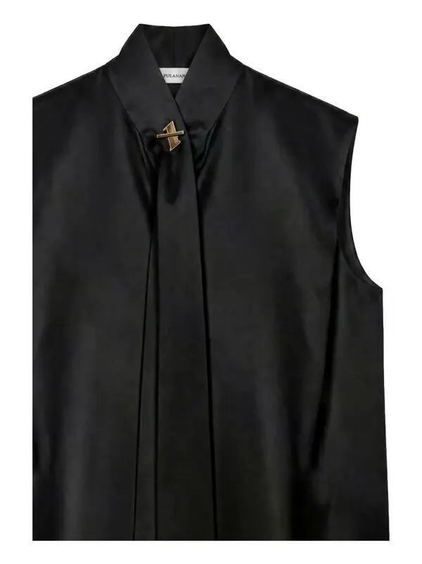 DANAME Pussy-bow Blouse - Black