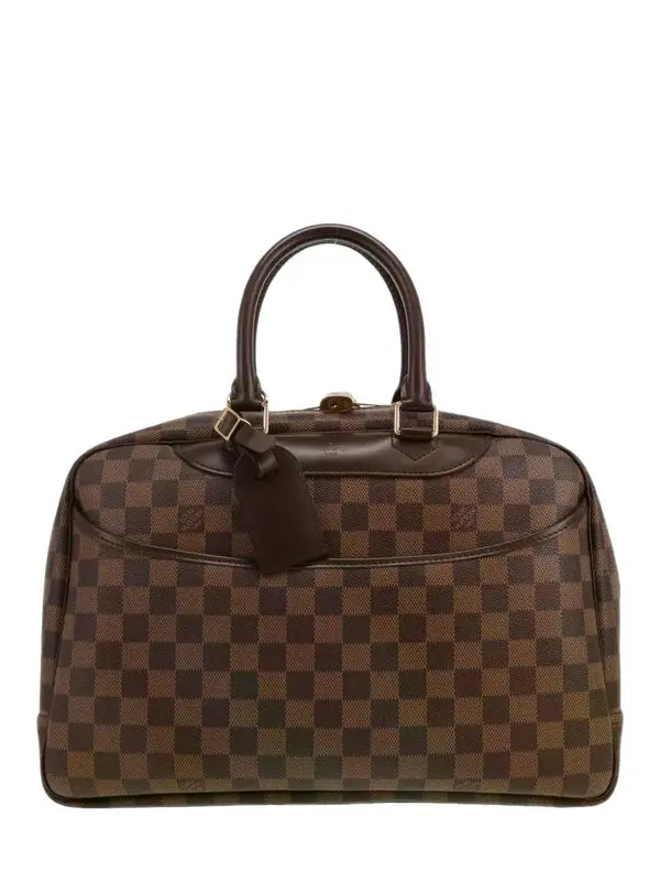 LOUIS VUITTON Damier Deauville Tote Bag - Brown