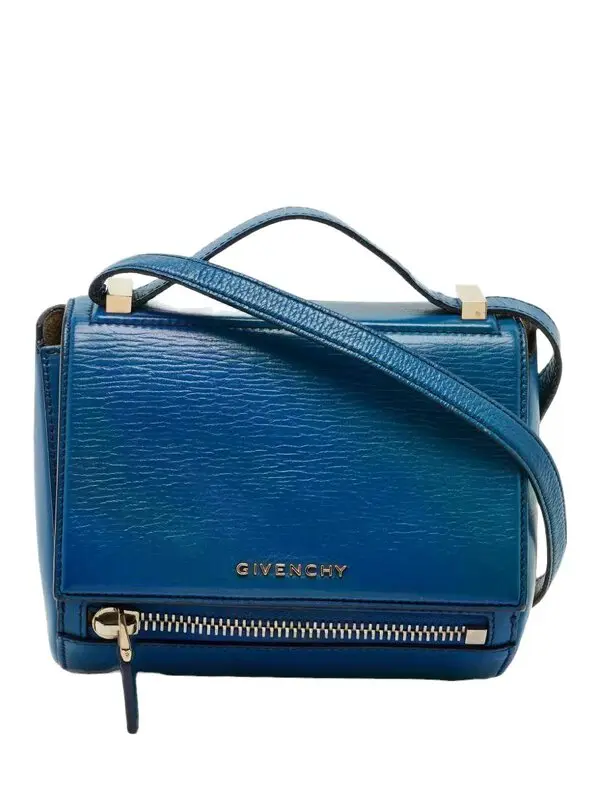 Givenchy Mini Pandora Box Cross Body Bag - Blue