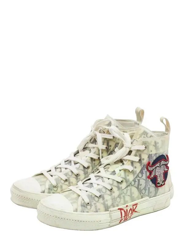 Dior X Shawn Stüssy B23 High-top Sneakers - Neutrals