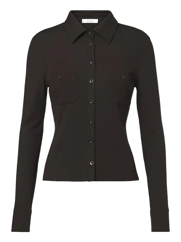 FRAME Jersey Shirt - Brown