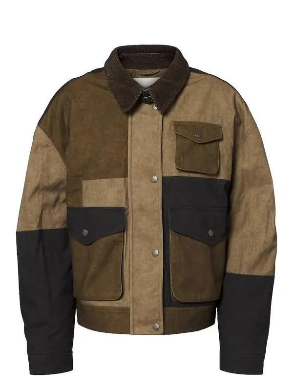 MARANT ETOILE Risla Patchwork Cotton Jacket - Multicoloured