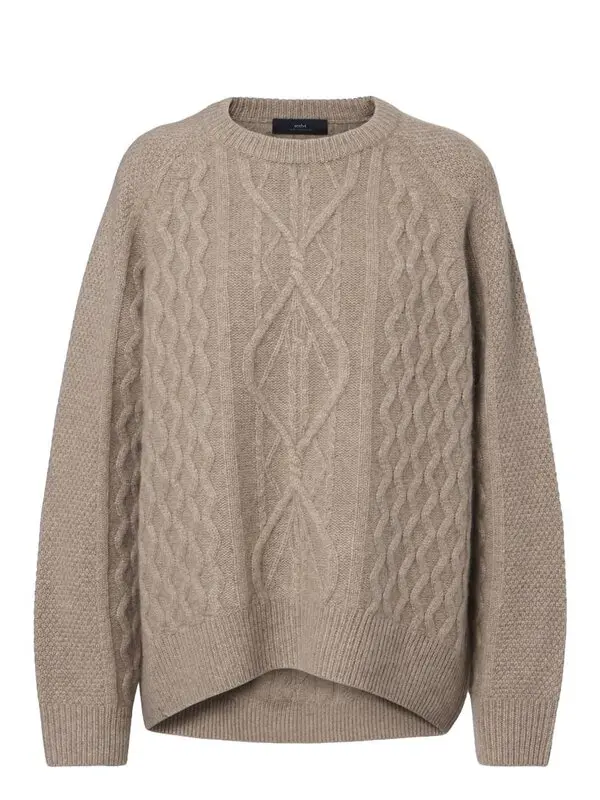 Arch4 Delilah Cable-knit Cashmere Sweater - Beige