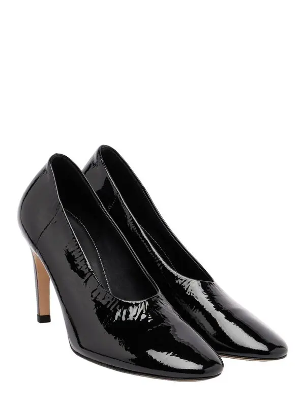 TOTEME Patent Leather Pumps - Black