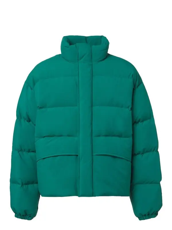 JIL SANDER Technical Down Jacket - Green