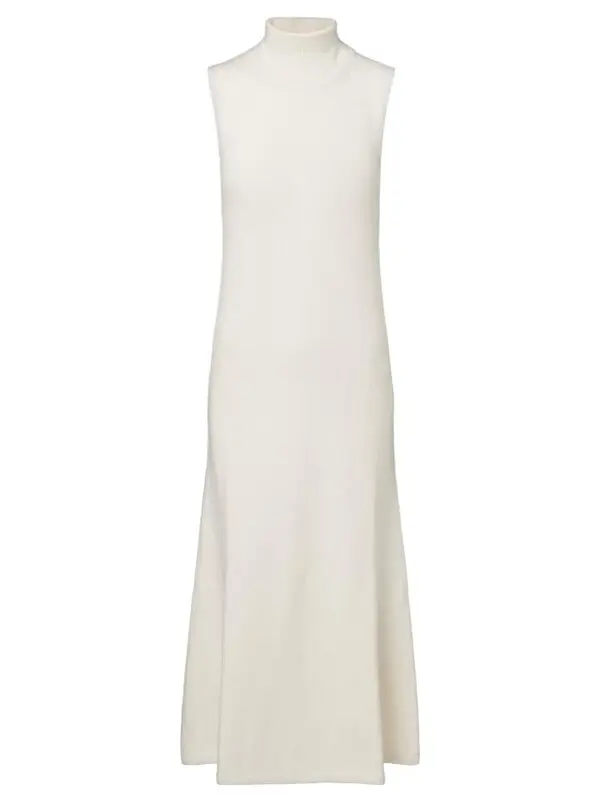 Magda Butrym Wool, Silk, And Cashmere Midi Dress - White